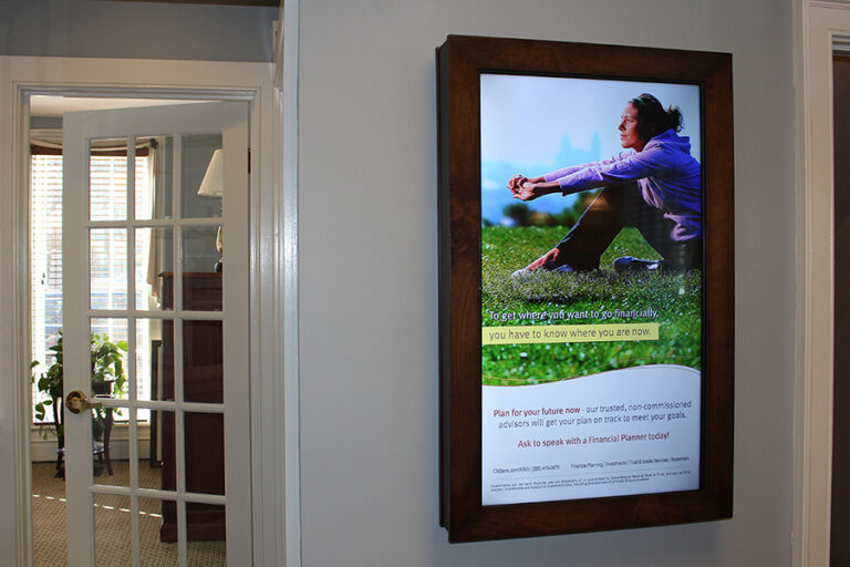 Canandaigua National Bank Digital Signage